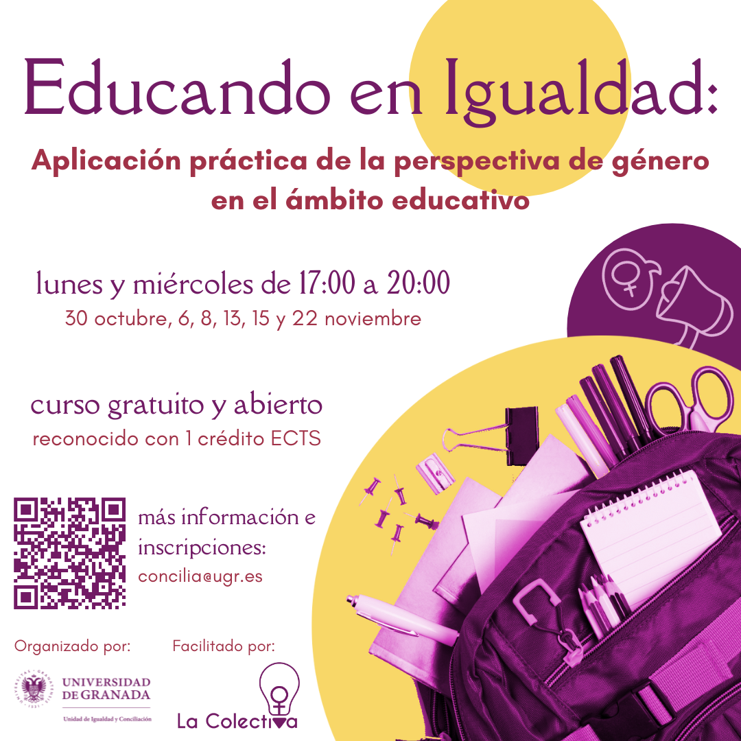 Abierto El Plazo De Inscripción Para El Curso “educando En Igualdad